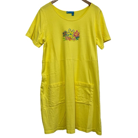 fresh produce | Dresses | Fresh Produce Bright Yellow Short Sleeve ...